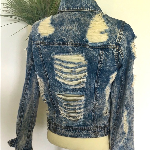 Jackets & Coats | De Stressed Denim Jacket | Poshmark
